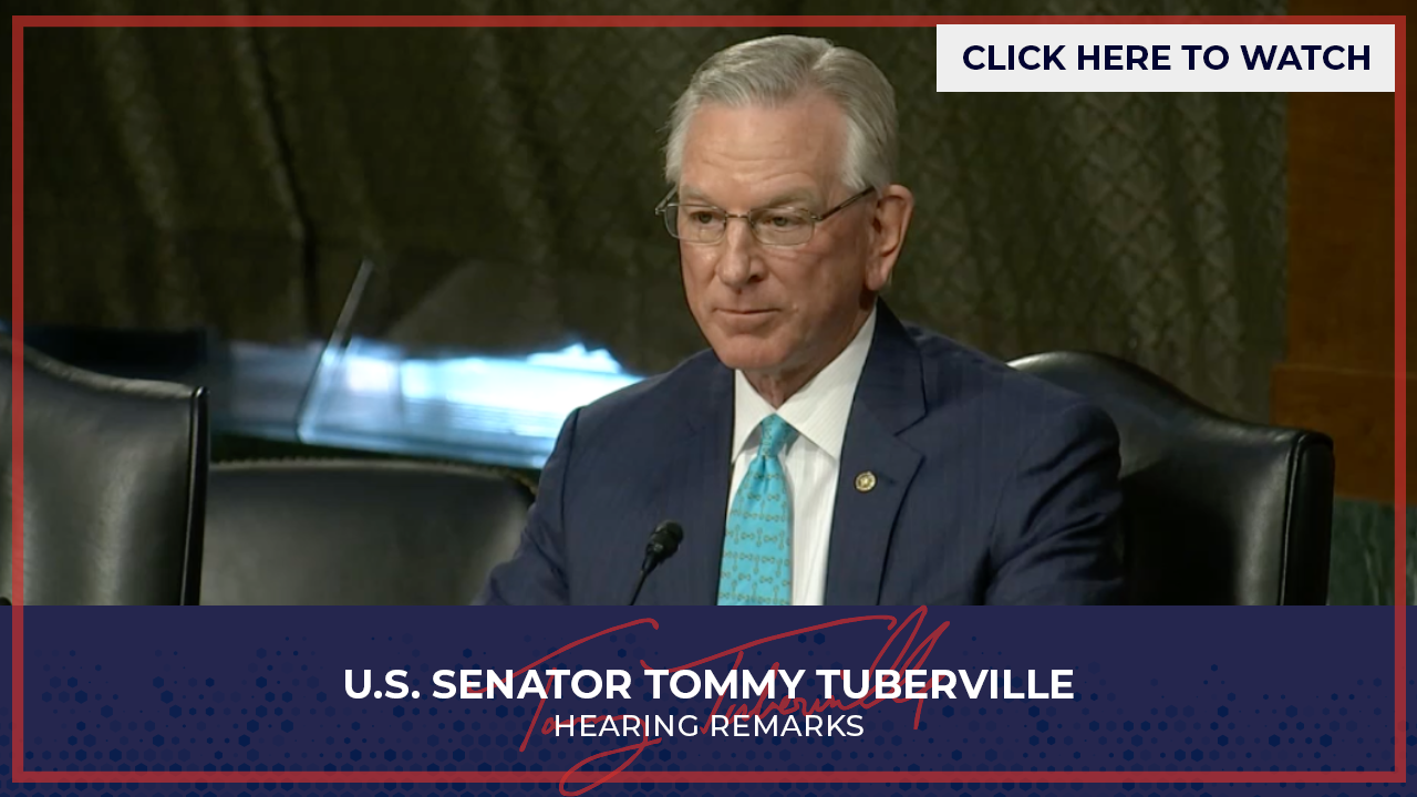 Tuberville Presses Military on Recruiting Shortfalls During Senate ...